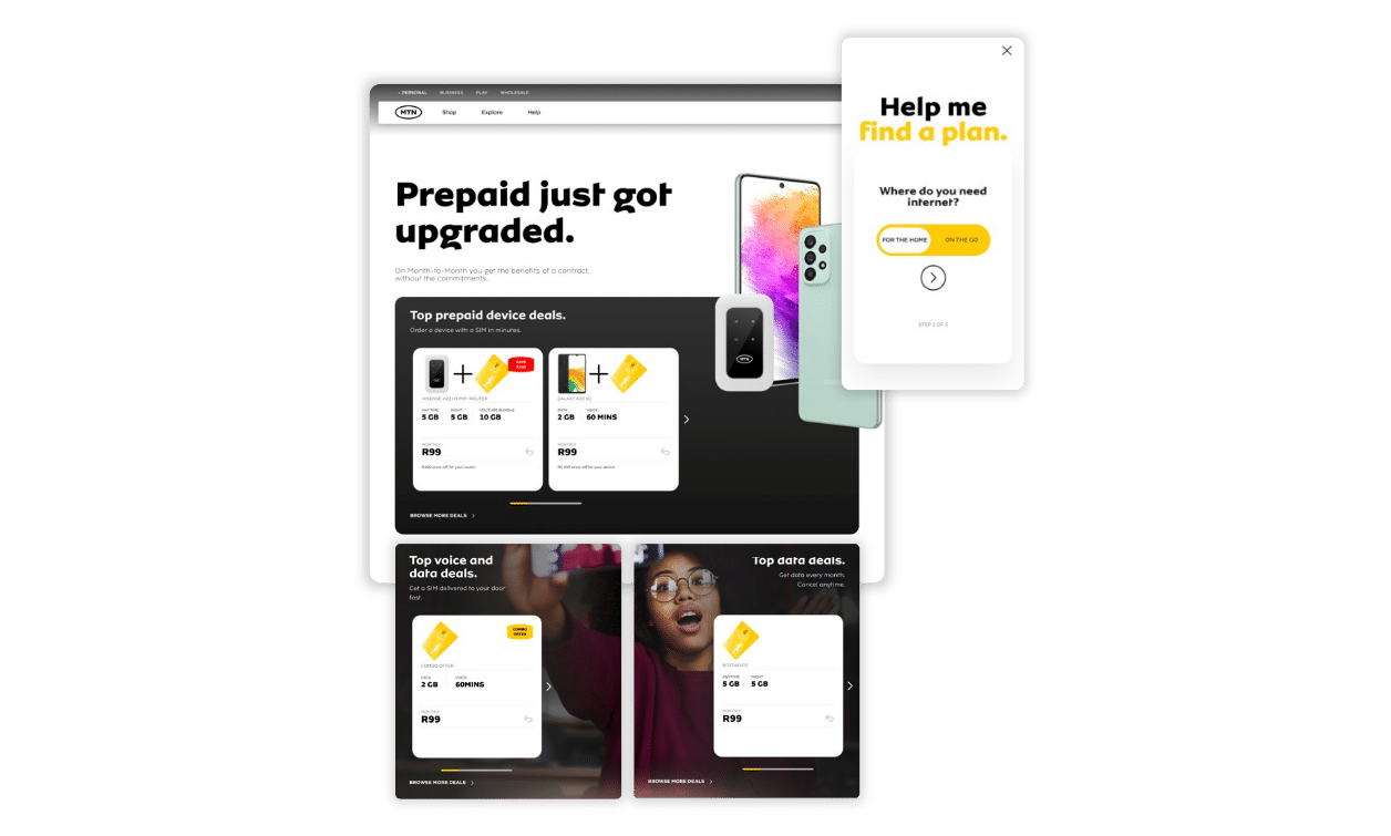 Creating an immersive user experience for MTN’s digital channels - Entelect